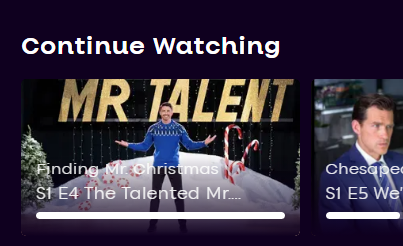 How do I remove titles from the "Continue Watching" section?