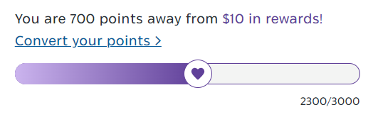 How do I convert my Crown Rewards Points into Rewards?